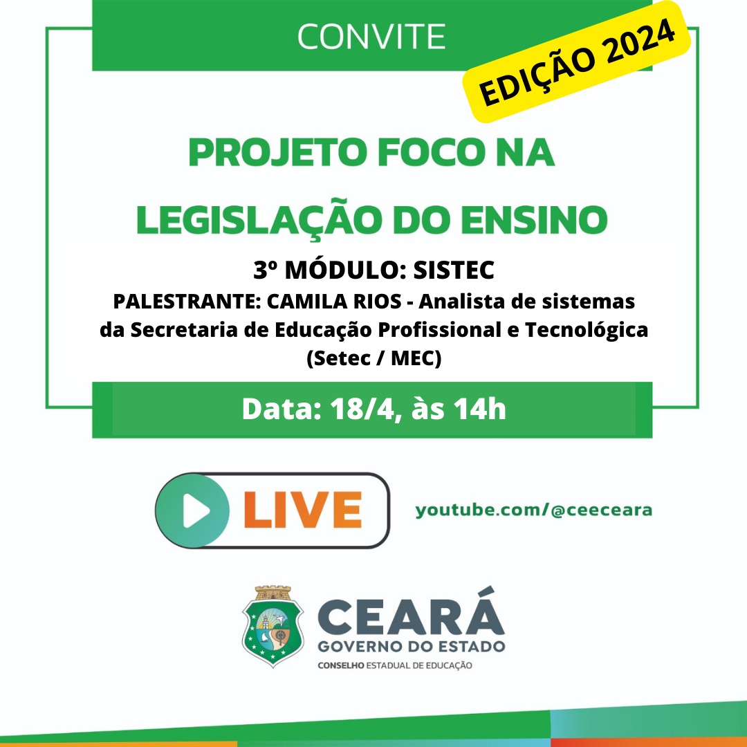 CEE realiza terceiro módulo do Projeto Foco na Legislação do Ensino ...
